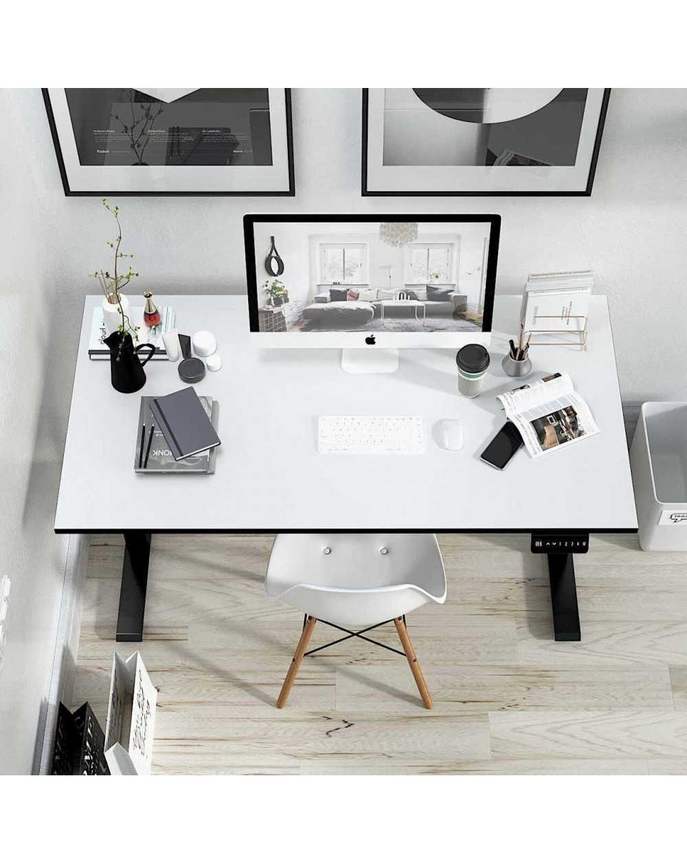 Купить Регулируемый по высоте стол с электроприводом SPACE TOWER/WHITE ...